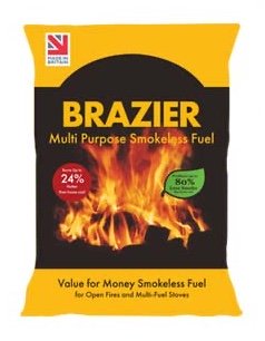 Brazier Smokeless Coal 20kg | Buy Coal Cornwall